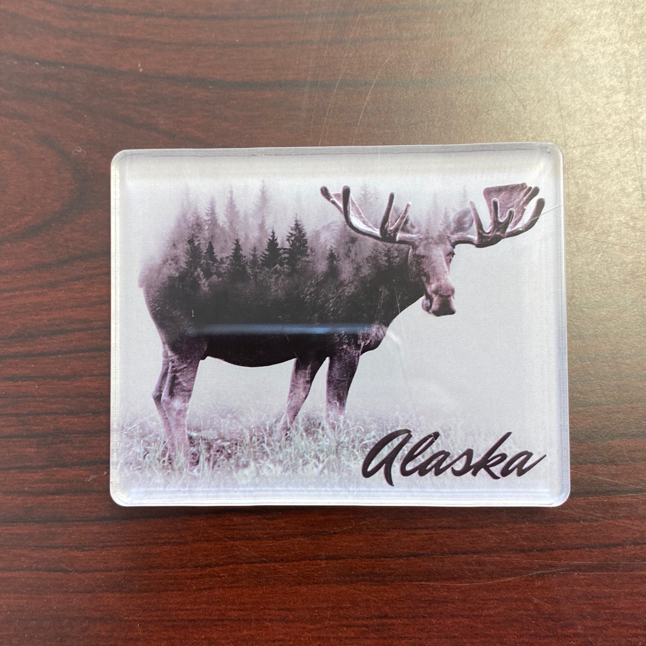 MAG Double Exposure-Alaska Moose | George Inlet Lodge